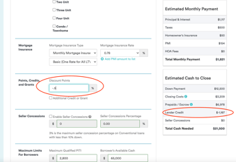 📝 📸 How do I show a Lender Credit?