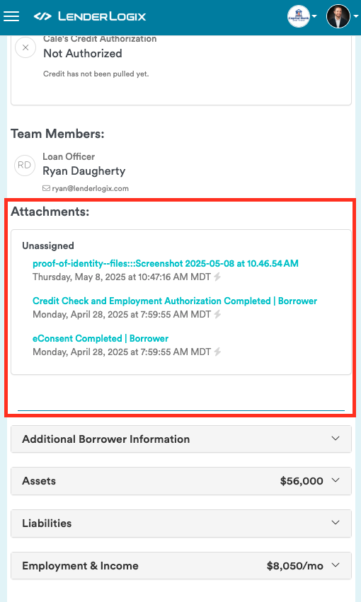 View Borrower Documents In Your LenderLogix Portal