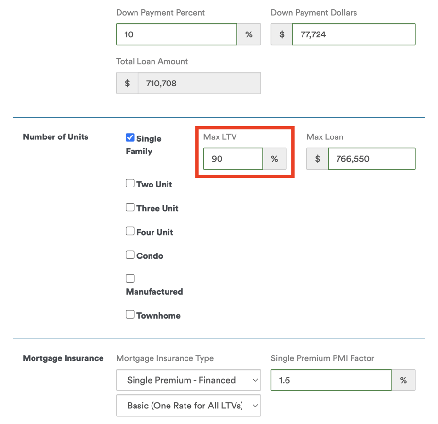 When to Adjust Max LTVs in QuickQual