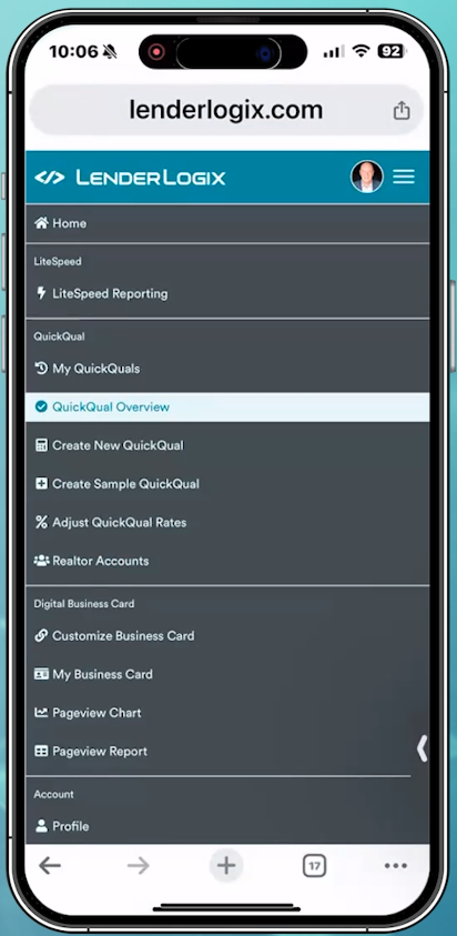 How to Save LenderLogix on Your Phone's Home Screen